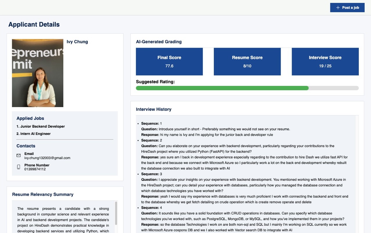 HireDash - AI-Powered Recruitment Platform